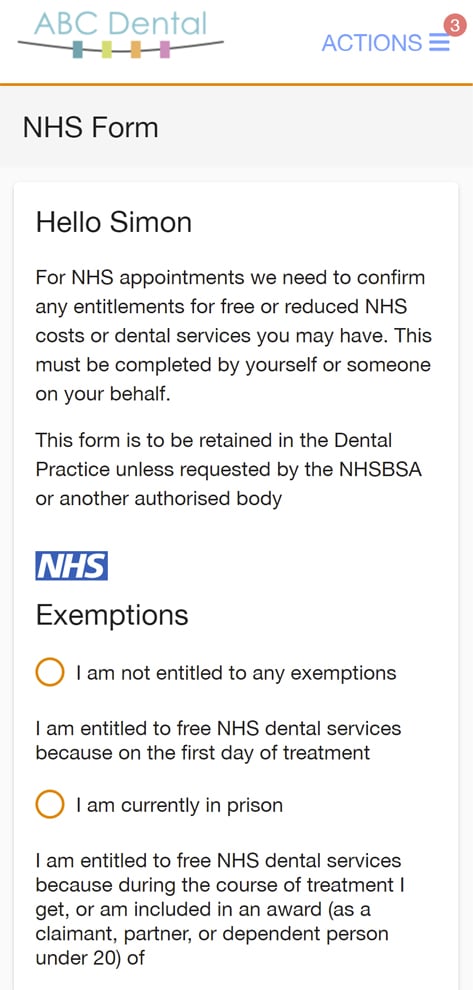 Introducing NHS FP17 PR Forms to Patient Portal